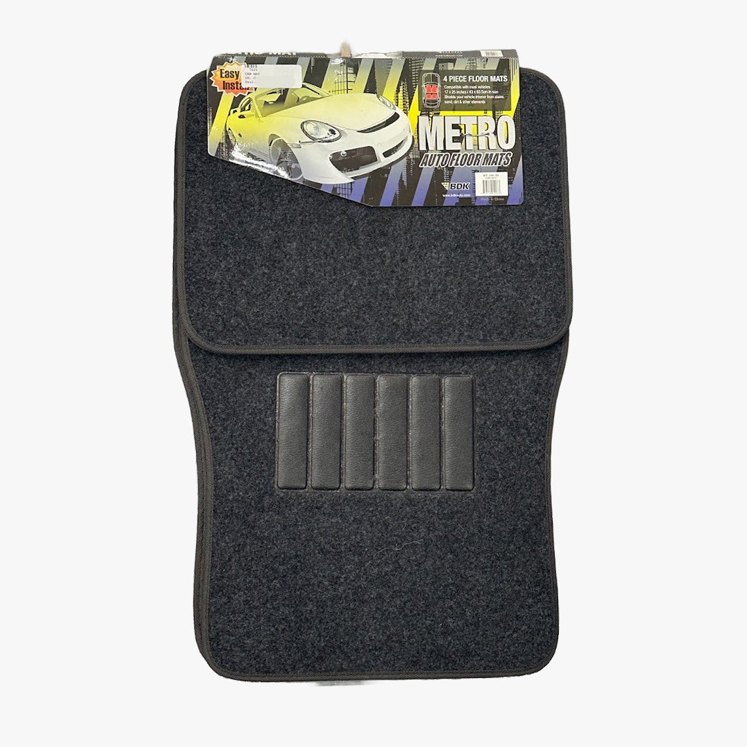 Carpet Car Mats - BDK Metro-Mat 4-PC Set | Vehicle Mats & Carpet Floor ...